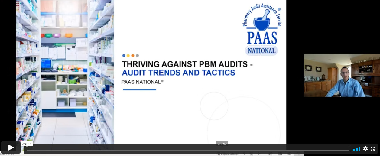 Webinar: Thriving Against PBM Audits – Audit Trends and PBM Tactics ...