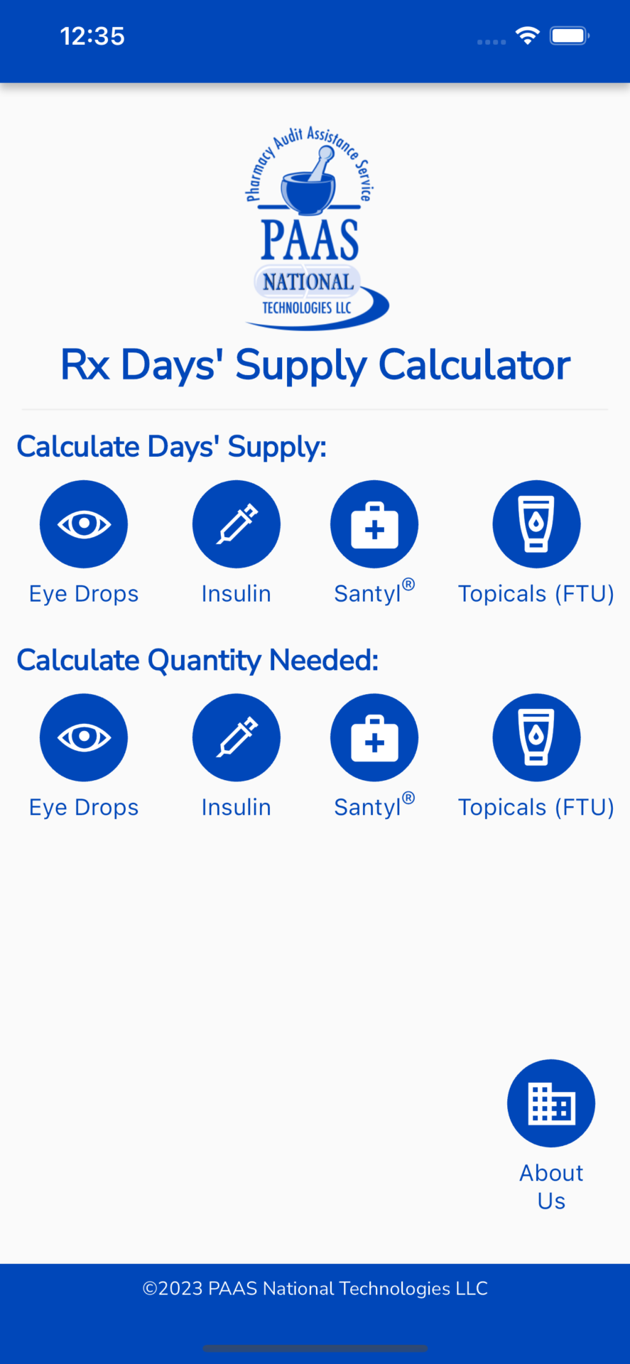 Rx Days’ Supply Calculator | PAAS National