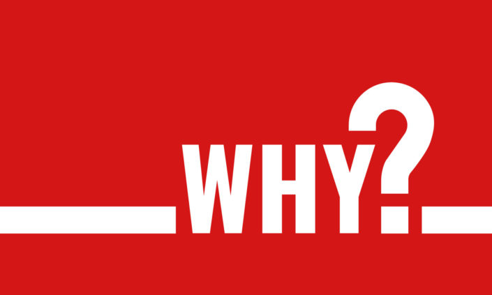 Why word with question mark over red background | PAAS National